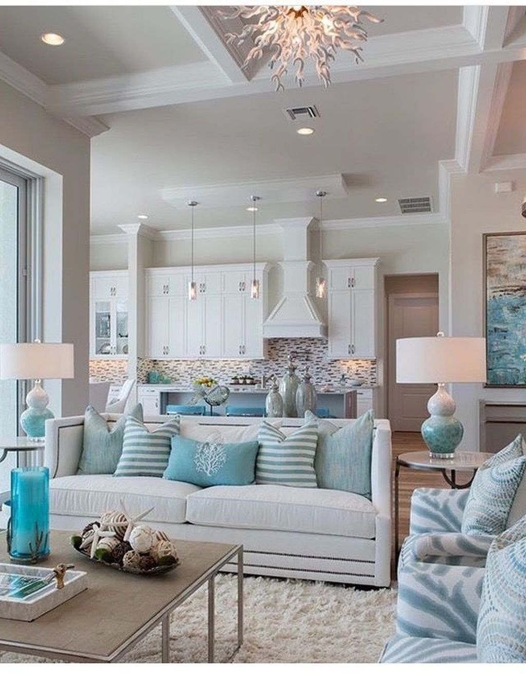 30 Best Coastal Living Room Decorating Ideas HOMYRACKS